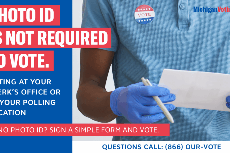 ACLU Urges Clerks to Inform Michigan Voters: Photo ID is Not Needed to ...